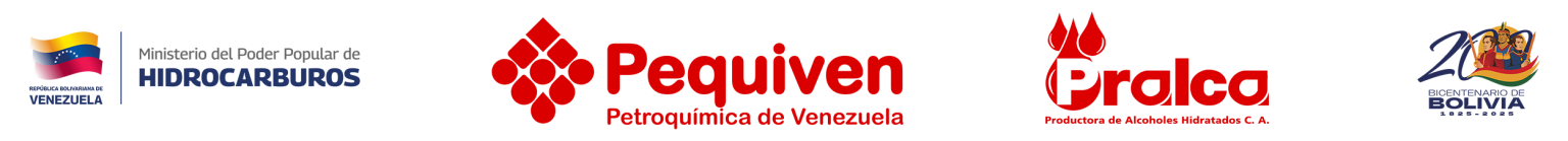 Productora de Alcoholes Hidratados C.A. – Filial de Pequiven S.A. / RIF ...